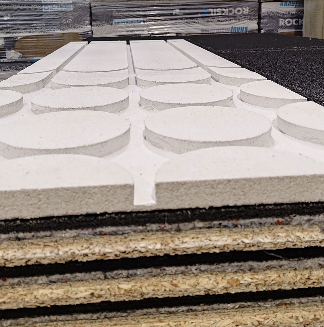 Hush Therm 18 Underfloor Heating Board Resilient Acoustic Layer